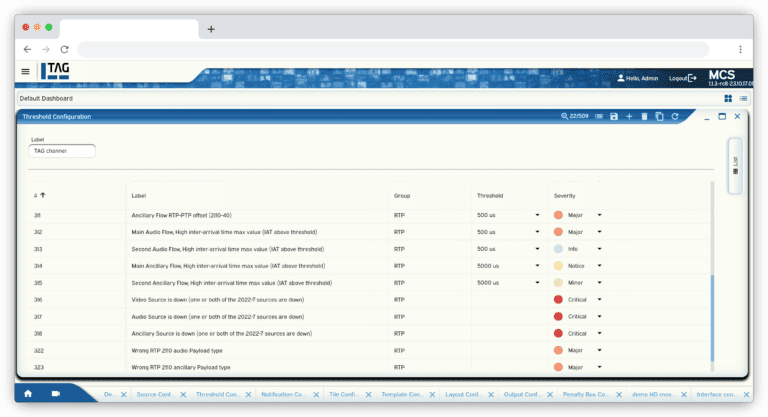 Realtime Media Platform - TAG Video Systems