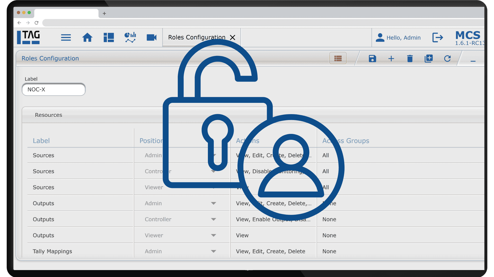 Advanced User Management - TAG Video Systems